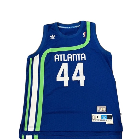 adidas | Shirts | Vintage Rare Adidas Hwc Atlanta Hawks Pistol Pete 44 ...